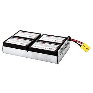 SUA1500R2X93 - UPSBatteryCenter RBC24 Compatible Replacement Battery for APC Smart-UPS 1500VA RM 2U 120V Shipboard SUA1500R2X93