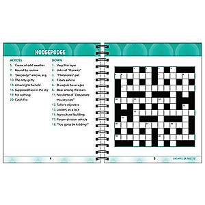Brain Games - Large Print Crosswords (Swirls)