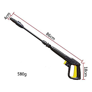 Yajuyi Pressure Washer Gun with Extension for Garden Watering 2175 PSI, Fan nozzle