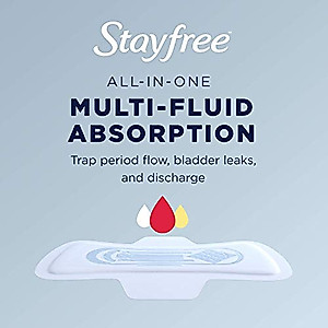 Stayfree Maxi Pads for Women, Super - 66 Count with Stayfree Maxi Overnight Pads with Wings for Women 28 Counts