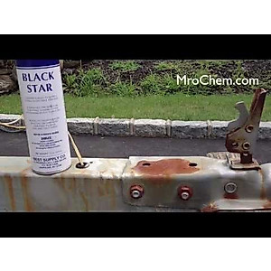 MRO Chem Black Star Rust Converter - Converts Rust on Any Steel Surface - 1 Gallon