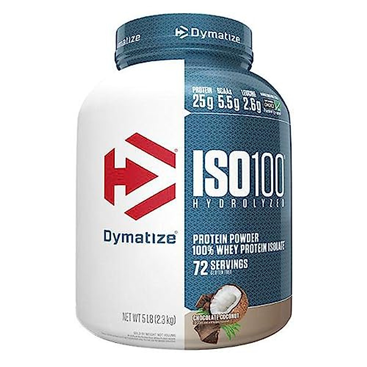 Dymatize ISO 100 Hydrolyzed Whey Protein Isolate - Gourmet Chocolate 1.6 lbs