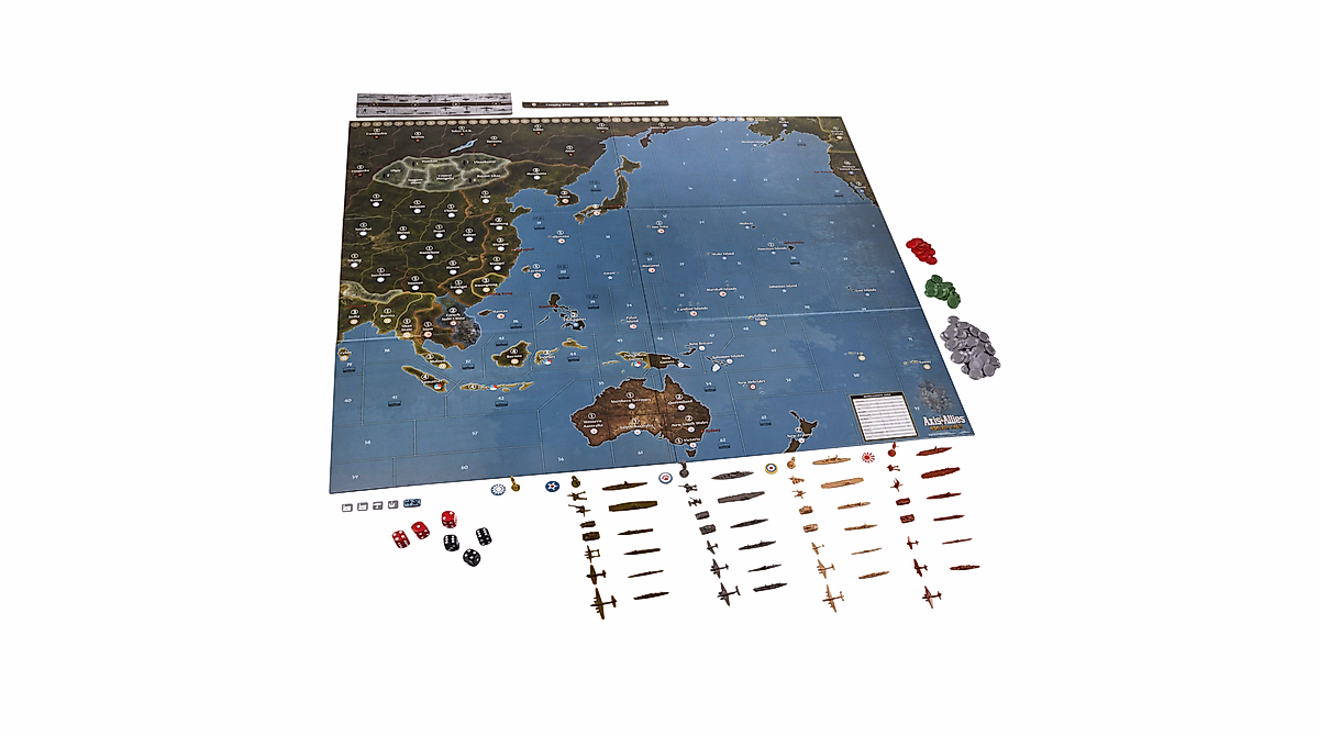 Axis & Allies Pacific 1940 Board Game | WWII Strategy Fun
