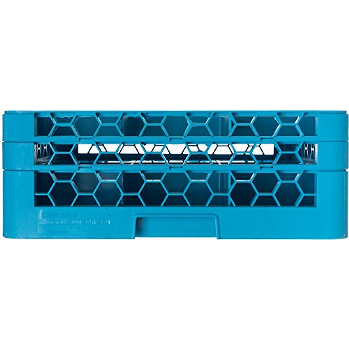 Carlisle FoodService Products RG9-214 OptiClean 9 Compartment Glass Rack with 2 Extenders, 7.12", Polypropylene, Blue