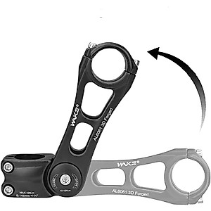 BESNIN Adjustable Bike Stem 0-90 Degree 25.4mm 31.8mm Universal for Handlebar 145mm stem, Adjustable MTB Stem Mountain Bike Stem for Bicycle, Road Bike, MTB, BMX, Cycling