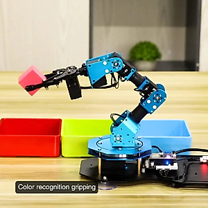 Hiwonder xArm ESP32 Robotic Arm Open Source Robot Support MicroPython Programming with Sensors for Secondary Development Kit (with ESP32)