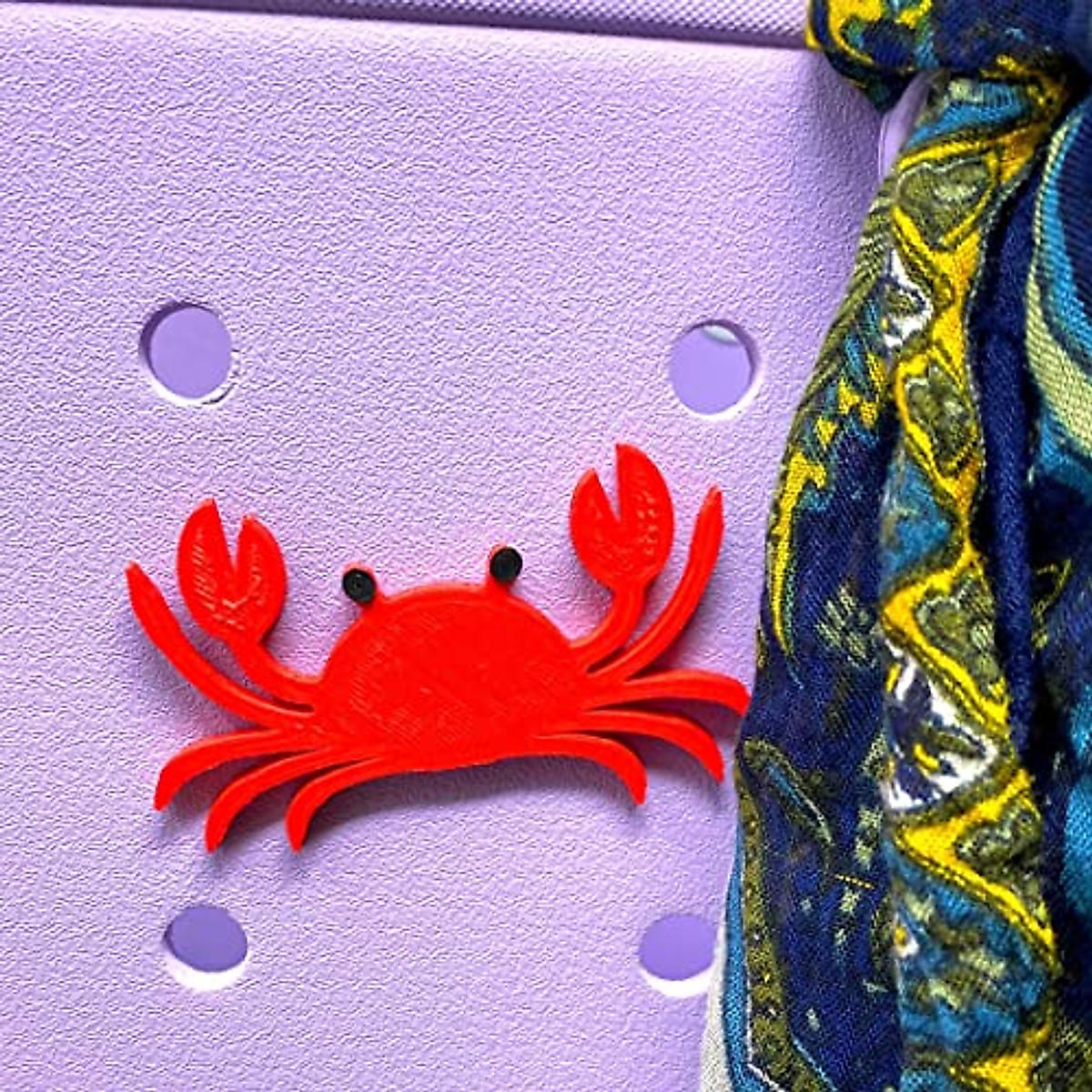 BOGLETS - Crab Charm Compatible with Bogg Bags, Simply Southern Totes, and Other Similar Beach Bags (Crab)…