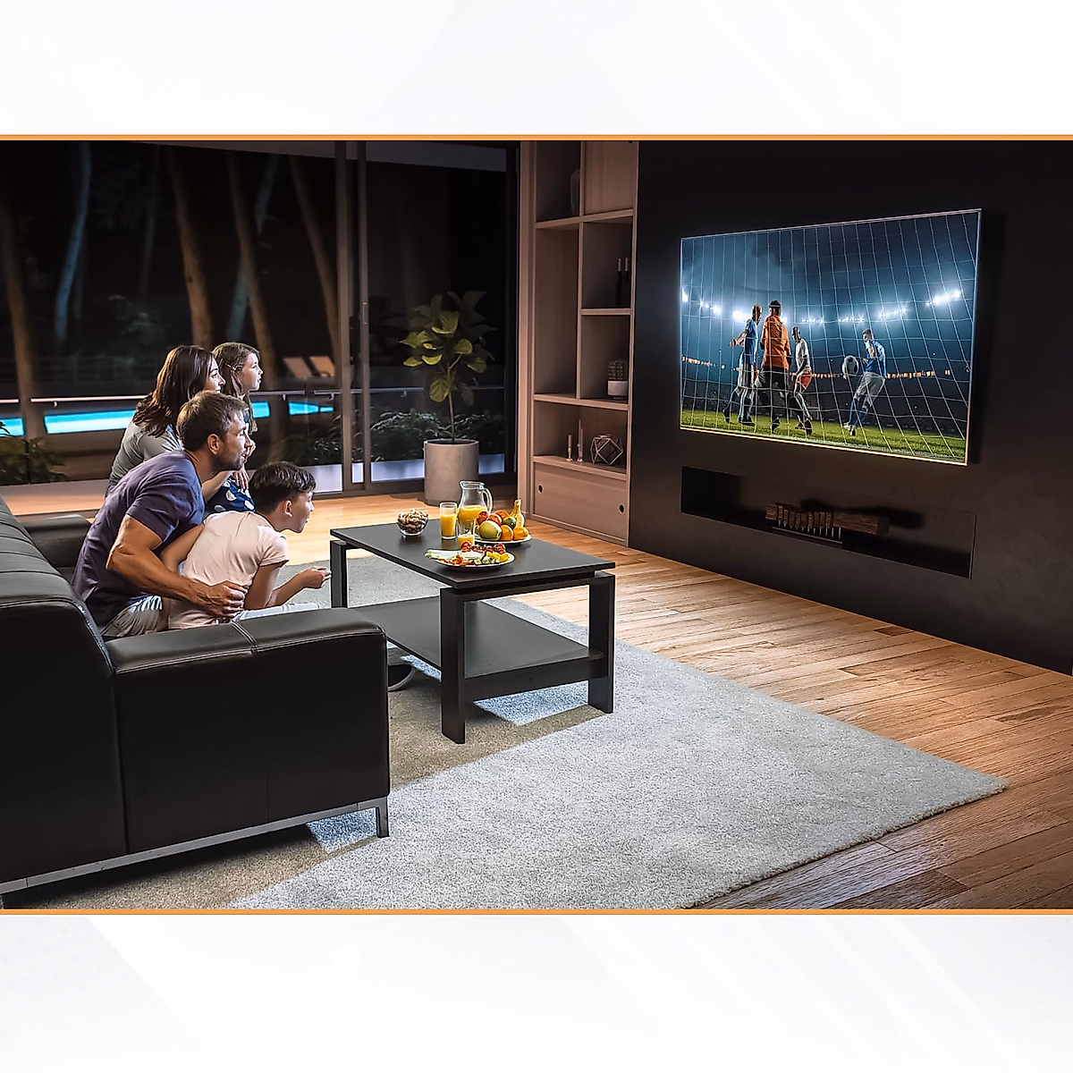 Ultra Slim Tilt TV Wall Mount Bracket for TCL - 40" Class 3-Series Full HD 1080p Smart Roku TV - 40S355 - Low Profile 1.7" from Wall, 12° Tilt Angle, Easy Install