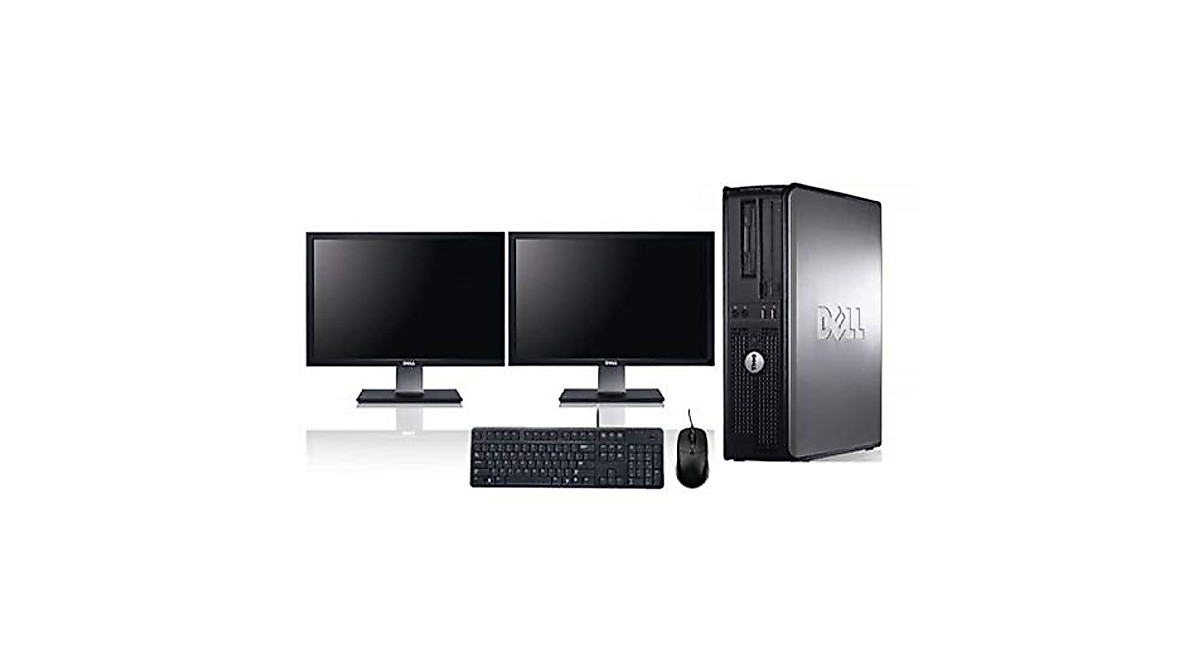 Renewed Dell OptiPlex PC: Dual Monitor, Win 10, 8GB RAM
