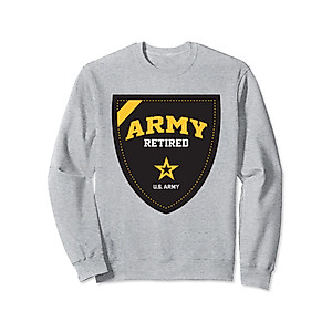 United States Army Military Retired Shield Sweatshirt