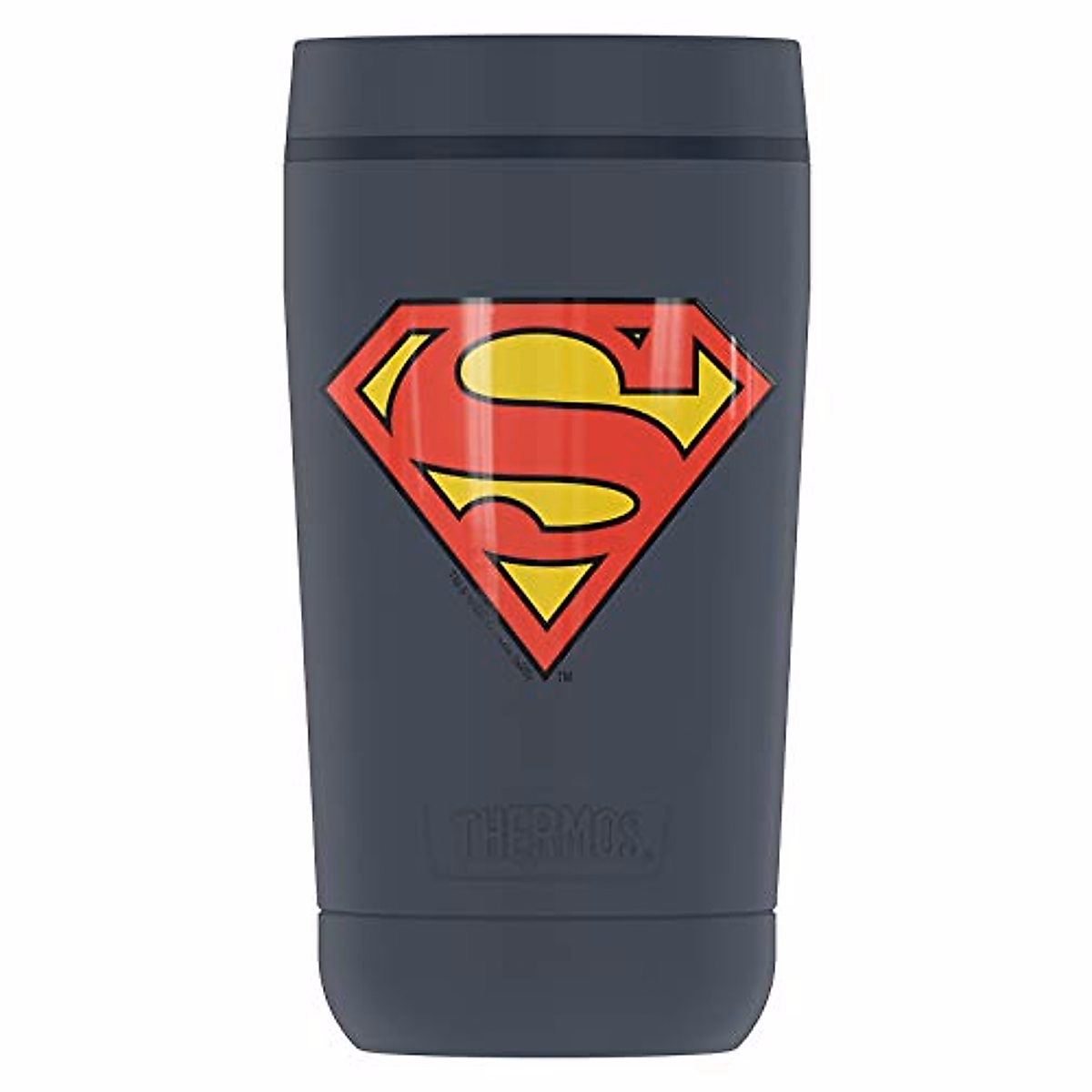 THERMOS Superman Classic Logo Shield, GUARDIAN COLLECTION Stainless Steel Travel Tumbler, Vacuum insulated & Double Wall, 12oz
