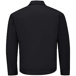 Red Kap Men's Performance Crew Jacket, Black, Medium