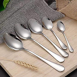 6.7 Inches Stainless Steel Spoon,Set of 6,Use for Home, Kitchen or Restaurant