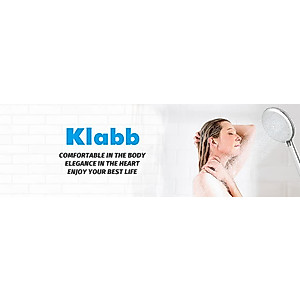 Klabb HB-3 Kitchen Faucet Sprayer Head Replacement - Pull Down Faucet Spray Head, Pull Out Faucet Sprayer Nozzle, 3 Function Kitchen Tap Spray Spout Part, Only For G1/2 Connector, Matte Black