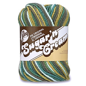 Lily Sugar 'n Cream Yarn - 100% Cotton - Assortment (Forest)