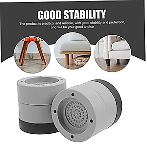 CRAFTHROU 4pcs Rubber Mats for Floor Table Top Washing Machine Floor Chairs Table Risers Washing Machine Pads Washing Machine Anti Vibration Pads Chair Risers Bed Legs Risers Bed Lifter Sofa