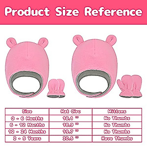 Baby Hat and Mitten Set Baby Winter Hat with Ear Flaps Baby Girl Winter Hat Baby Hats Baby Beanie Baby Winter Mittens