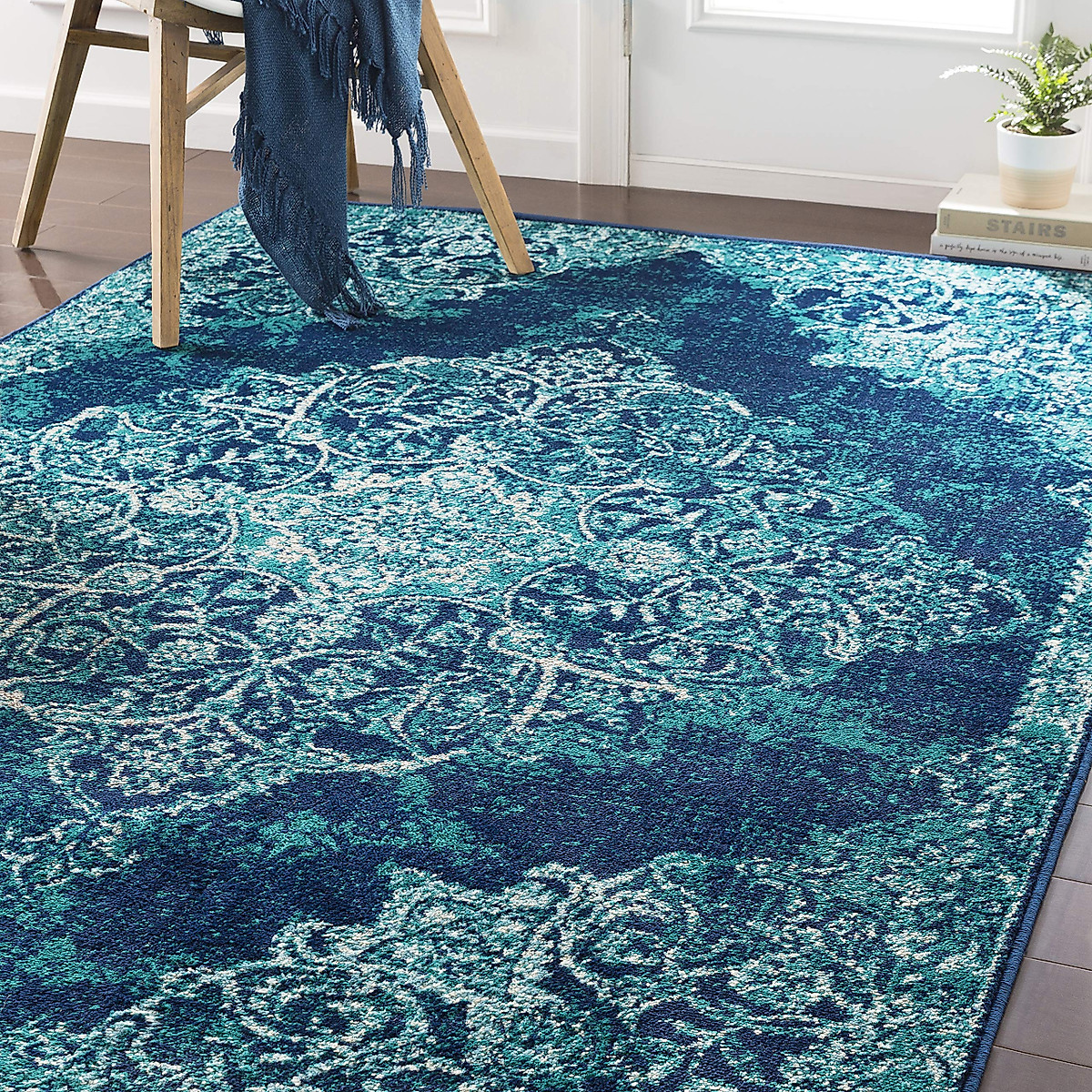 Artistic Weavers Zephyrus Area Rug 5'3" x 7'9", Teal/Blue