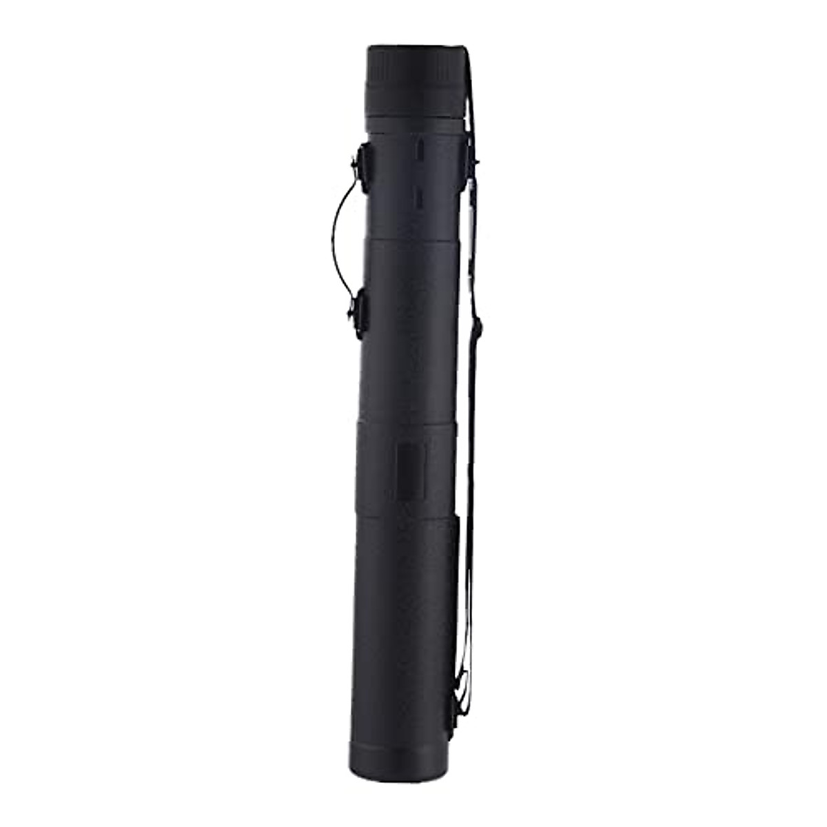 AMLESO Drawing Tube Blueprint Case Telescoping Large Black Expands to 53 Inches Poster Tube with Strap