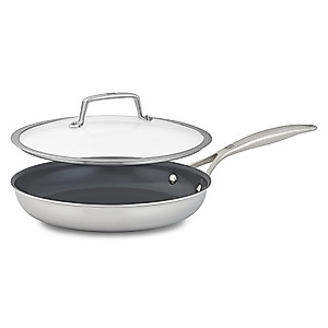 Zwilling Spirit Energy + 10-inch Stainless Steel Ceramic Nonstick Fry Pan with Lid