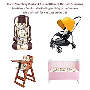 Gel Car Seat Cooler Pad for Children, Breathable Ice Seat Cooler Mat,Multifunctional Baby Cushion Suitable for Stroller, Baby Dining Chair, Child Safety Seat