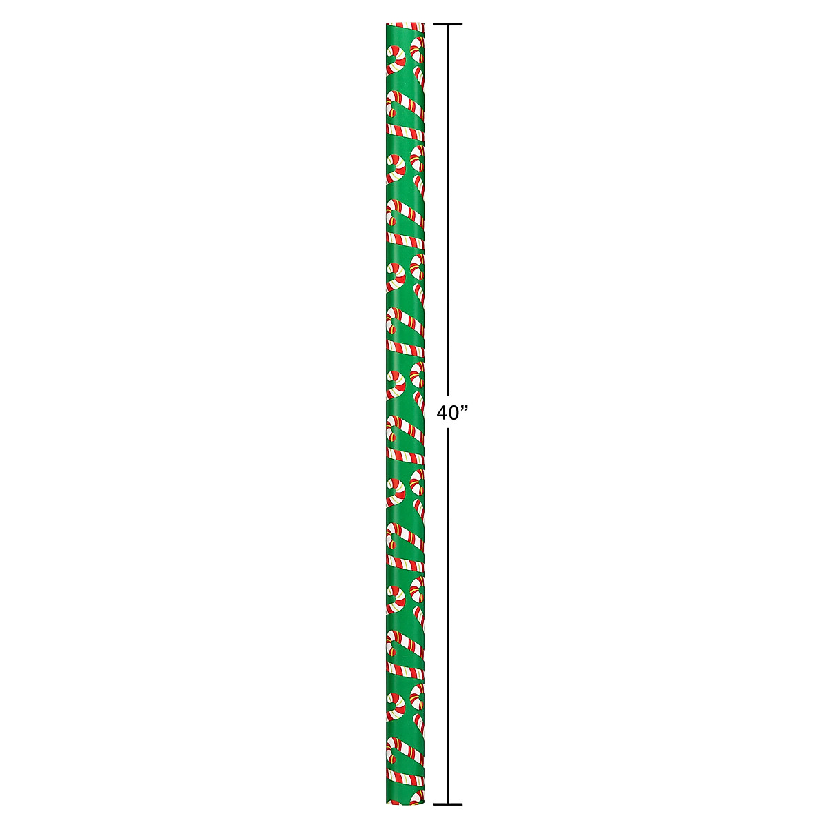 American Greetings Reversible Christmas Extra-Wide Wrapping Paper Bundle, Santa, Snowmen and Candy Canes (3 Rolls, 120 sq. ft.)