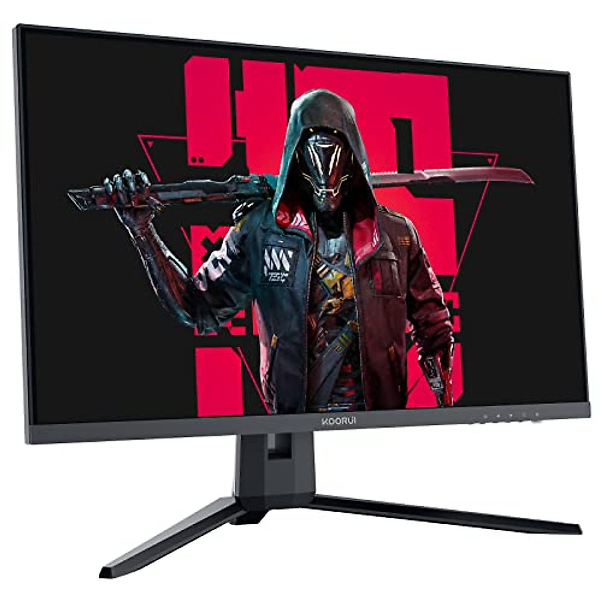 KOORUI 27 Inch QHD Gaming Monitor 144 Hz, VA, 1ms, DCI-P3 90% Color Gamut, Adaptive Sync, (2560x1440, HDMI, DisplayPort) Black