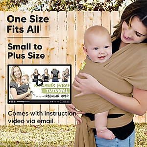 KeaBabies Car Seat Cover for Babies and Baby Wrap Carrier - Baby Car Seat Canopy for Spring, Autumn, Winter - All in 1 Original Breathable Baby Sling - Universal Stretch Fit Car Seat Cover for Babies