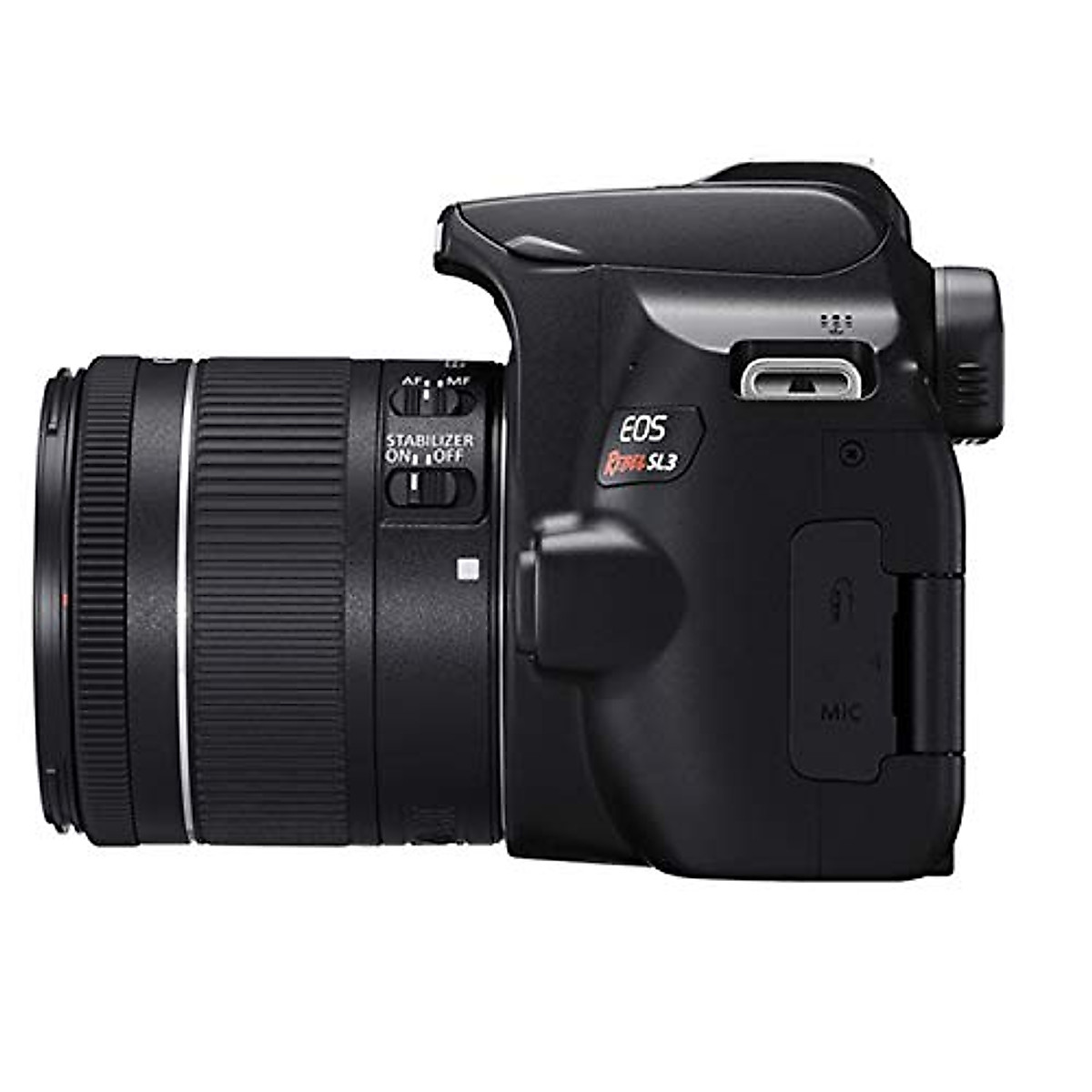 Canon EOS Rebel SL3 DSLR Camera w/EF-S 18-55mm F/4-5.6 STM Zoom Lens + 64GB Memory, Case, Tripod, Flash, Remote, and More (32pc Bundle)