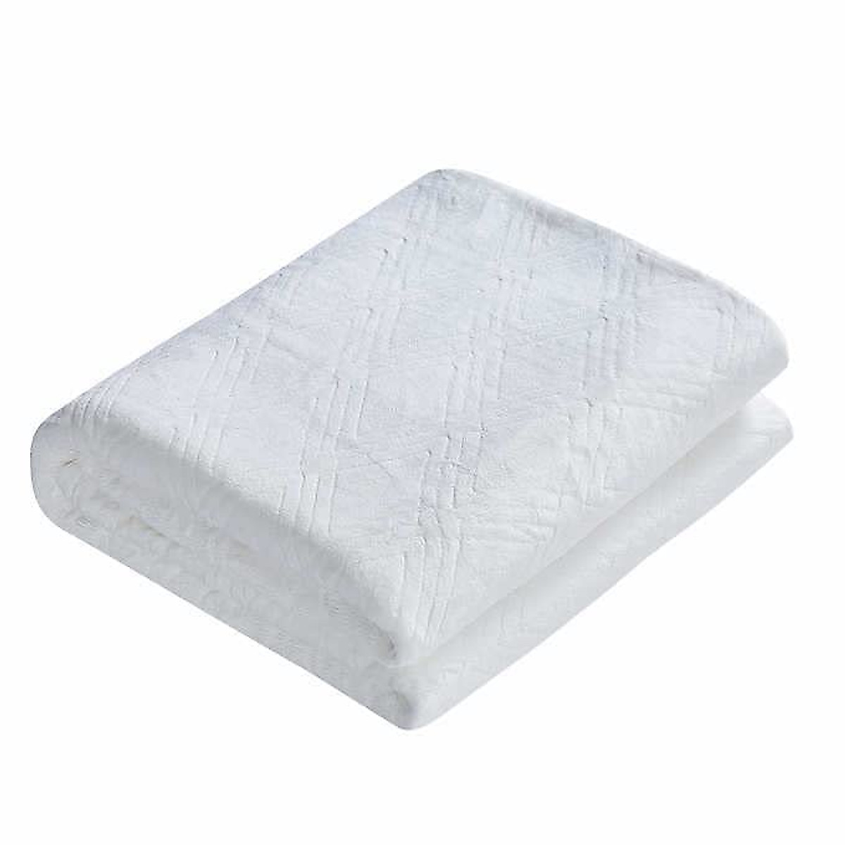 Monte & Jardin Luxury Collection Ultra Plush, Cozy, & Soft Throw, Heavy Weight for Extra Warmth 60 X 70in {White}