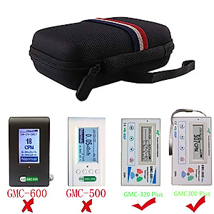 WERJIA Hard Carrying Case for GQ GMC300 Plus/GMC-320 Plus Radiation Detector