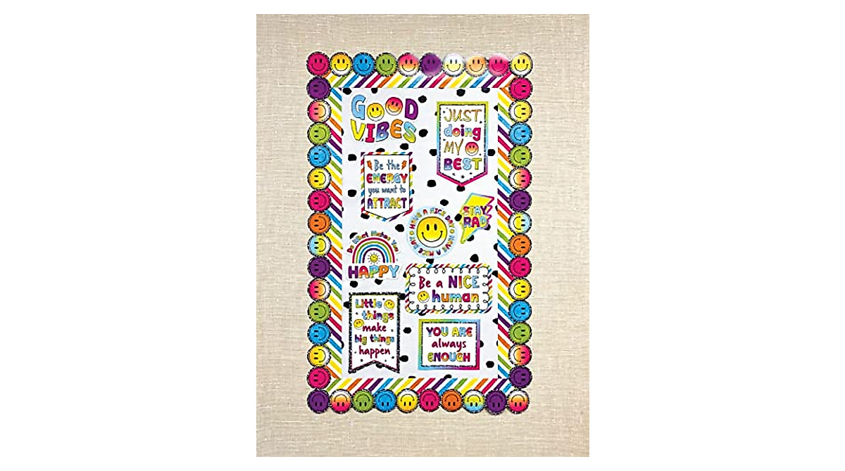 Black Dots Bulletin Board Roll for Easy Setup