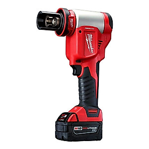 MilwaukeeTool M18 18-Volt Lithium-Ion 1/2 in. - 4 in. Force Logic High Capacity Cordless Knockout Tool Kit/W Die Set, 3.0Ah Batteries
