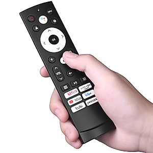 Replacement Remote Control Compatible with Hisense Smart Google TV 65A6H 75A6H 50U6H 55U6H 65U6H 75U6H 65U8H 75U8H and More