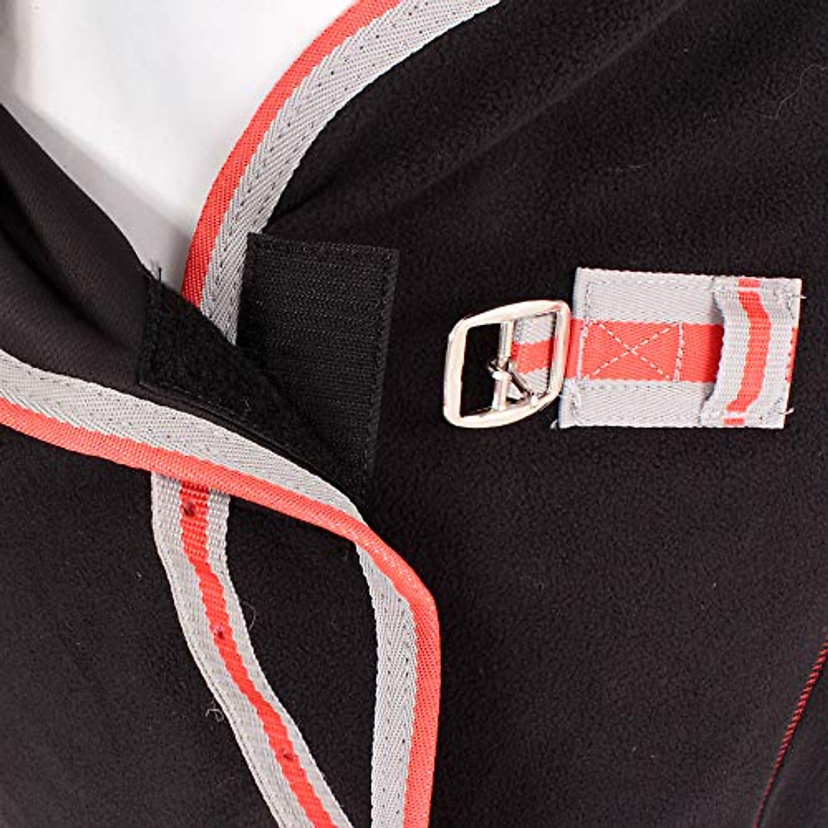 WeatherBeeta Therapy-Tec Fleece Standard Neck, Black/Silver/Red, 78"