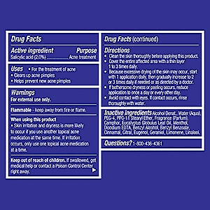 Noxzema Ultimate Clear Face Pads Clears & Prevents Acne Anti-Blemish Made with Over 60% Alcohol 90 Count