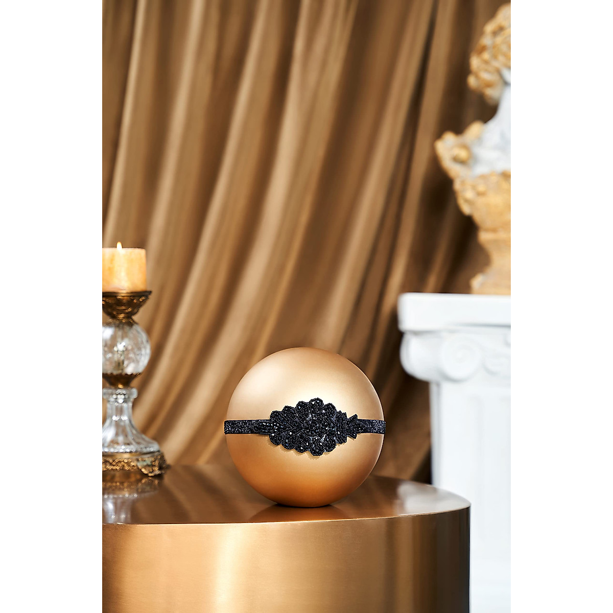 BABEYOND 1920s Flapper Headband Crystal Great Gatsby Headpiece Vintage 20s Flapper Gatsby Accessories (Style-2)