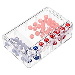 Totority 1 Set Analog Number Picker Portable Game Console Mini Dice Mini Accessories Lottery Games Props Portable Lottery Machine Fortunate Number Picker Plastic Party Supplies Lottery Case