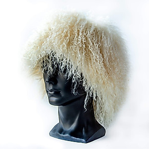 mma_merchandise Khabib Nurmagomedov Sheepskin Hat Dagestan Russian Papakha for Men & Women - One Size Fits All