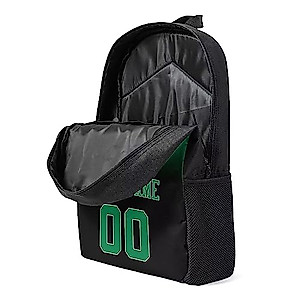 Boston Custom Backpack High Capacity,Add Personalized Name And Number, Backpack for Men Women,Basketball Bags for Teenagers