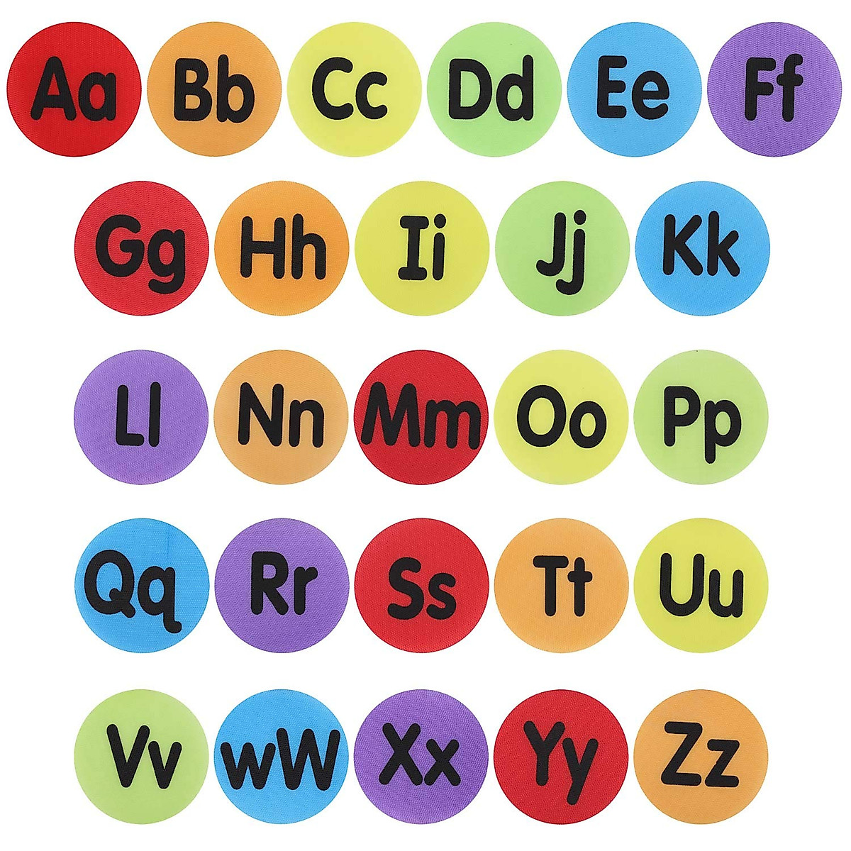 Carpet Marker Spots with Number 1-34 Alphabet A-Z, 60 Pcs 4 inches Floor Circles Marker Dots for Teacher Preschool Kindergarten Classroom