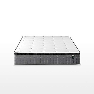 ZINUS MSHPBT-10K Bed Mattress Conventional, King, White