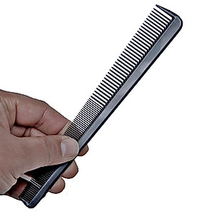 LUXXII (6 Count) 7.5" Barber Hair Comb Beard & Mustache Pocket Combs for Men's Hair Beard Mustache and Sideburns