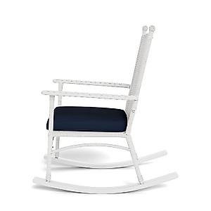 Tortuga Outdoor Portside Classic Rocking Chair, White Coastal