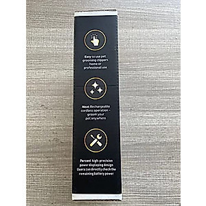 Dog Clippers Professional Heavy Duty Dog Grooming Clipper 3-Speed Low Noise High Power Rechargeable Cordless Pet Grooming Tools for Small & Large Dogs Cats Pets with Thick & Heavy Coats