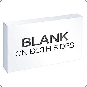 Oxford Blank Index Cards, 3x5-Inch, White, 100 Pack
