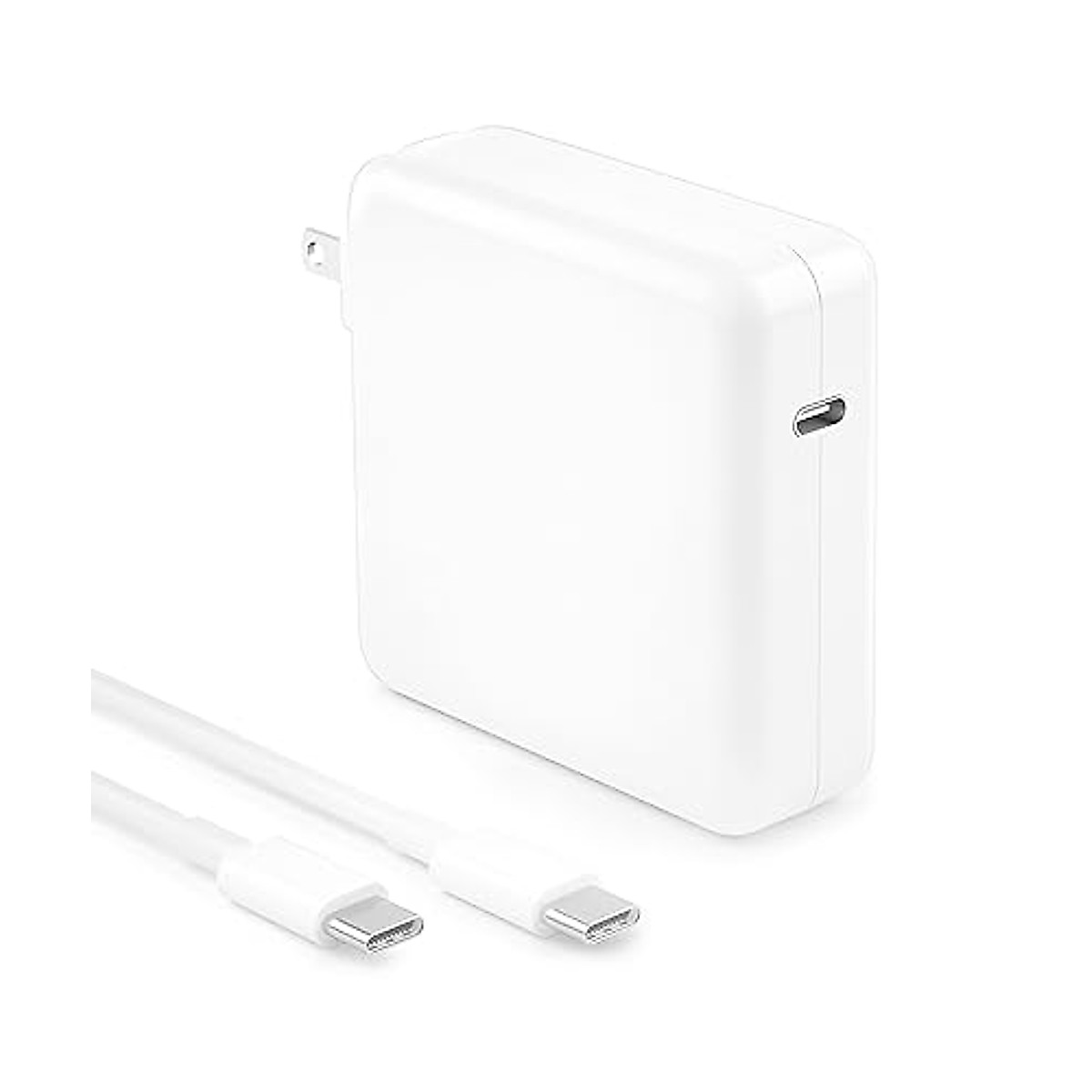 Mac Book Pro Charger - 118W USB C Charger Fast Charger for MacBook Pro, MacBook Air, iPad Pro, Samsung Galaxy and All USB-C Devices, 7.2ft USB C to C Cable