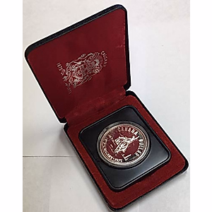 1975 CA Canada Calgary Silver Dollar in Original Box $1 Specimen