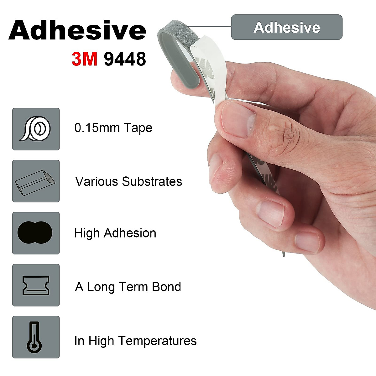 4 PCS Non-Slip Bumper Feet Strips,OBKJJ Notebook DIY Bumper Feet Replacement Tool(Metal Crowbar×1,Tweezers×1) for Dell Inspiron |15 7569 7579|5368 5378|7460 7472 7560 7572 |7368 7378 |1