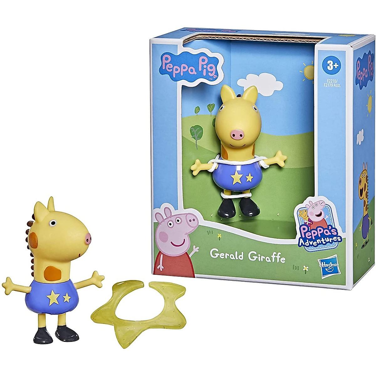 Peppa Pig Peppa’s Adventures Peppa’s Fun Friends Preschool Toy, Gerald Giraffe Figure, Ages 3 and Up